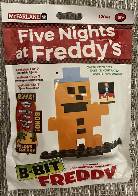 MCFARLANE FIVE NIGHTS at Freddy's 8-Bit Buildable Freddy Figure #12041 ...
