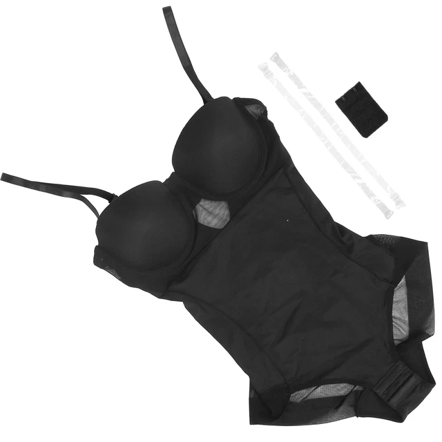 BODY SHAPING WOMEN Shapewear With Bra Slimming Adjustable Shoulder ...