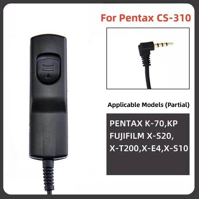 REMOTE SHUTTER RELEASE Cable for Pentax K-70 FUJIFILM X-E4, CS-310 ...