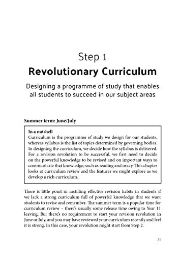 THE REVISION REVOLUTION How to build a culture of effective study in ...