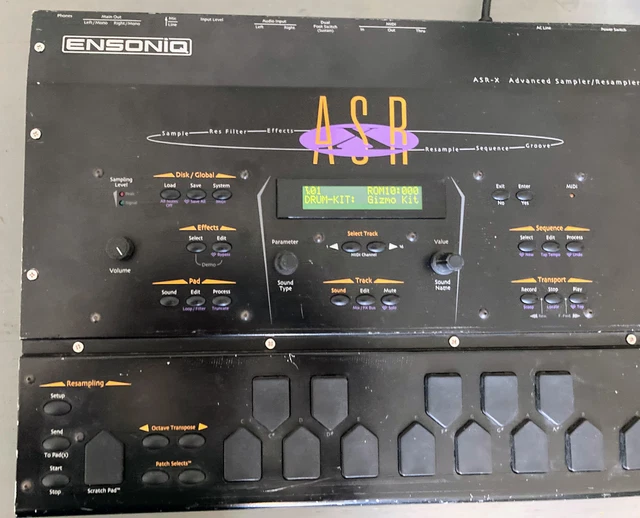 ENSONIQ ASR-X SAMPLER drum machine with sequencer and FX & SCSI2SD £500 ...