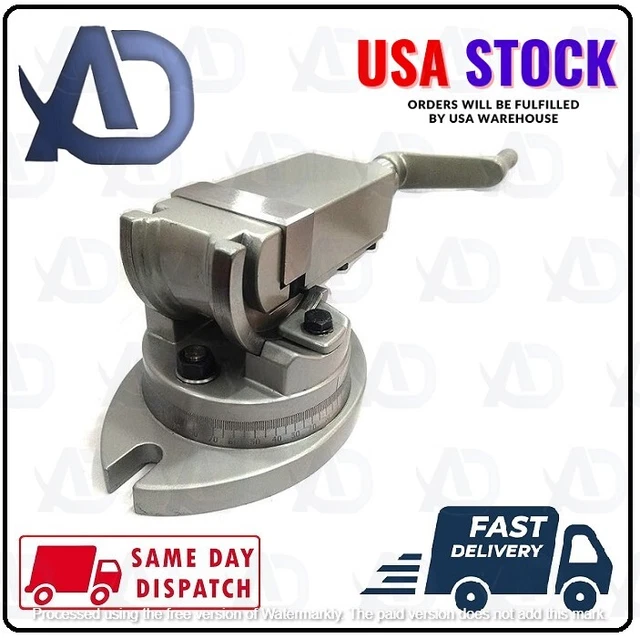 PRECISION MILLING VISE Vice Swivel & Angle Tilting 2 way-Jaw 2 Inch (50 ...