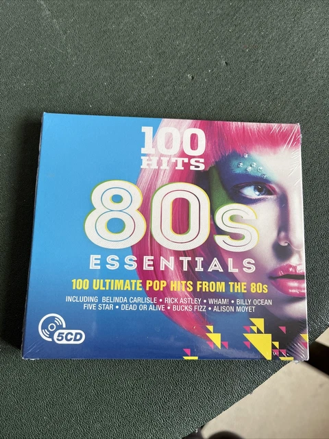 100 HITS -80S ESSENTIALS -100 ULTIMATE POP HITS FROM THE 80s ( 5 CD SET ...