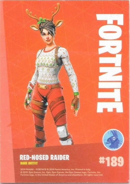 CARTE - FORTNITE - Common - Red Nosed Raider - N°189 - 2019 EUR 1,50 ...