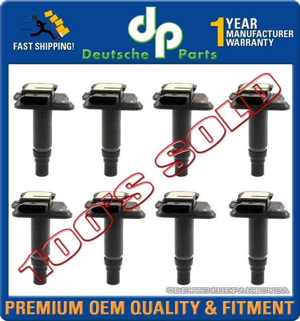 AUDI A4 A6 A8 Tt VW Passat Golf Jetta Zündspule Spule Spulen Set 8 X 06B905115E EUR 170,53 ...