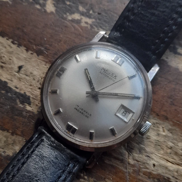 MENS VINTAGE MAJEX Edox Watch Automatic Cal.AS 1700/01 WORKING £16.31 ...