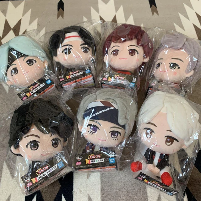 BTS TINYTAN RM Jin SUGA j-hope Jimin V Jung Plush doll Set of 7 Ichiban Kuji £120.37 - PicClick UK