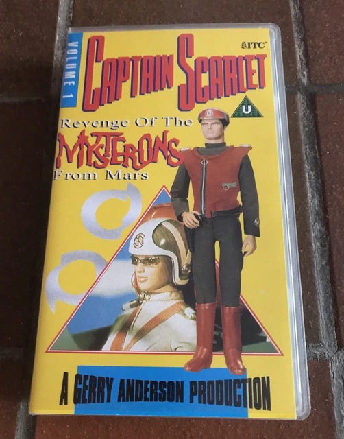 CAPTAIN SCARLET VOLUME 1 VHS Tape - Revenge Of The Mysterons From Mars ...