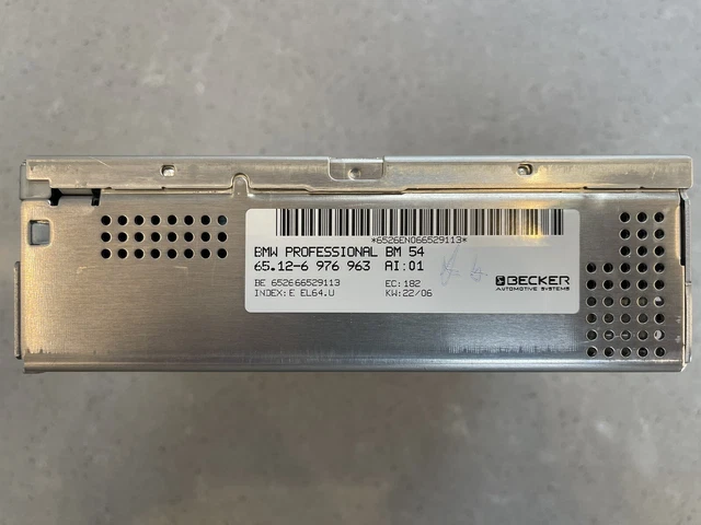 BMW E46 M3 BM54 Modulo radio Harmon Becker. Da An 06 auto. Modello ...