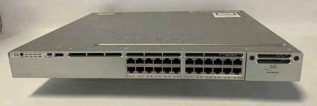 CISCO CATALYST 3850 24 port network switch WS-C3850-24T-s V05 - $107.50 ...