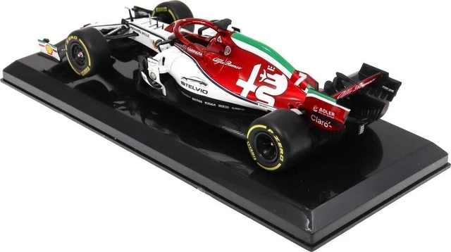 ALFA ROMEO C38 Formula 1 Season 2019 Kimi Raikkonen Scale 1/24 Model ...
