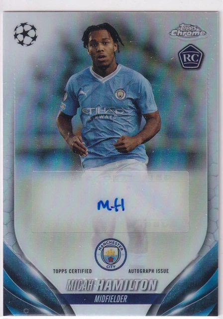 TOPPS CROMO CHAMPIONS League 2024 N º ca-Mh Mica Hamilton Rookie ...