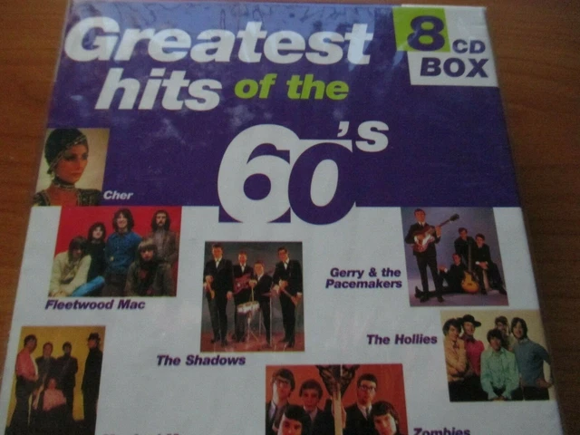 8 CD BOX GREATEST HITS OF THE 60´s - OVP - EUR 33,00 - PicClick DE