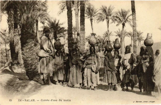 CPA AK ALGERIA Geiser 15 In Salah Corvée d'eau du matin (755237) EUR 7 ...