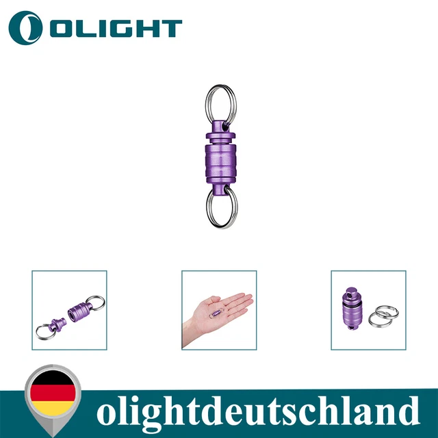 OTACLE R1 PURPLE magnetischer Schlüsselanhänger aus Titan mit ...