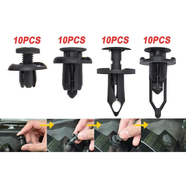 FIXATION CLIPS FENDER Bordure Fixation Pi ces Plastique Attache Haute ...