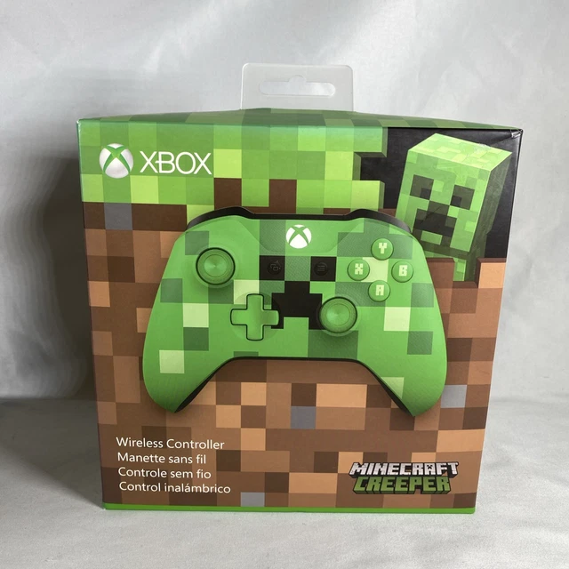 BRAND NEW MINECRAFT Creeper Limited Edition Wireless Controller Xbox ...