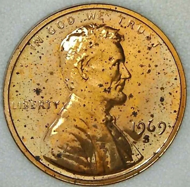 1969-S 1C LINCOLN Memorial Cent épreuve gemme 22oc0616-2 cents livraison EUR 3,32 - PicClick FR