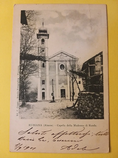 RUBIANA-ALMESE (TORINO). CAPELLA della Madonna di Randa. EUR 8,00 ...