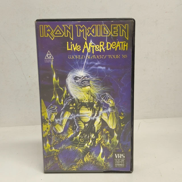 IRON MAIDEN LIVE After Death - World Slayer Tour '95 - VHS Tape £22.23 ...