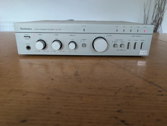 TECHNICS SU-C04 INTEGRATED Amplifier Tested Phono Concise Components ...