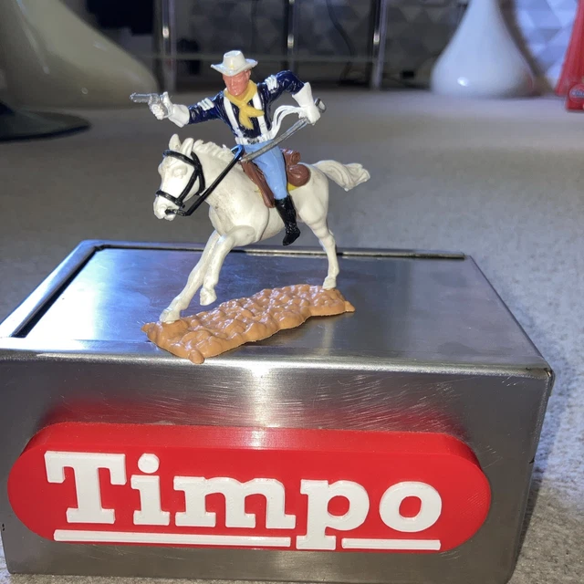 VINTAGE TIMPO MOUNTED American Union cavalry third series white gloves ...