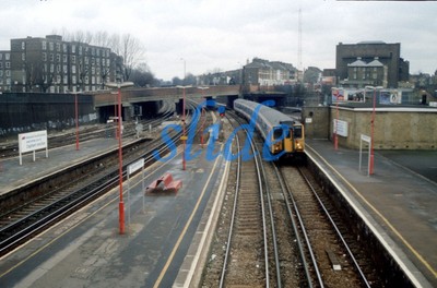BRITISH RAIL ELECTRIC Multiple Unit Emu 455 1997 Clapham Junction Ori ...