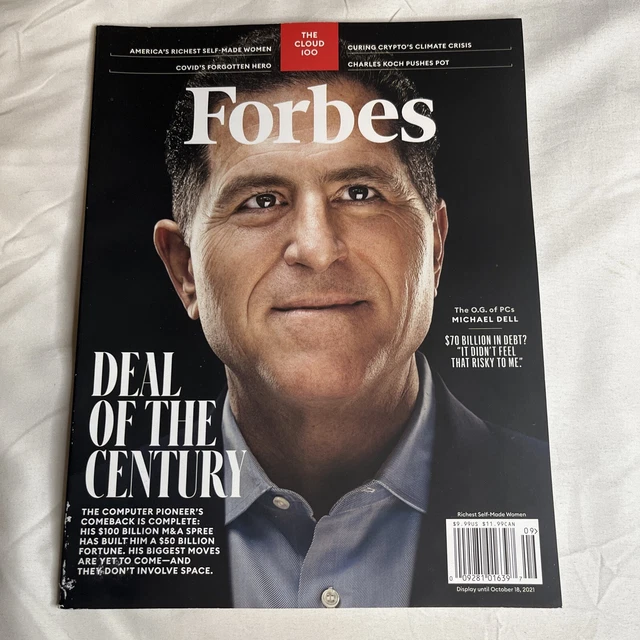 FORBES MAGAZINE DELL Computers Self-Made Women Crypto August September ...