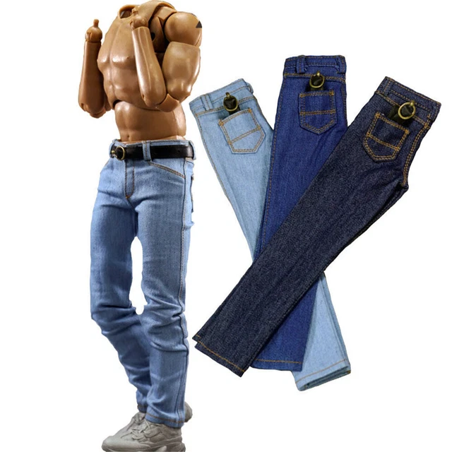 1/6 SCALE SOLDIER Classic Jeans & Belt Model For 12'' Male Action Figure Body $12.69 - PicClick CA