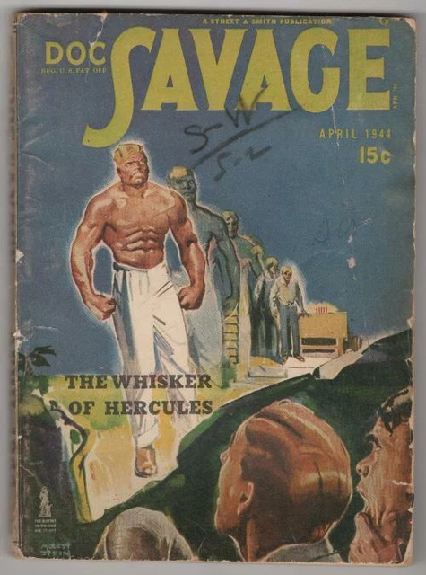 DOC SAVAGE APR 1944 " ; Die Whisker Von Hercules" Von Robeson EUR 34,85 ...