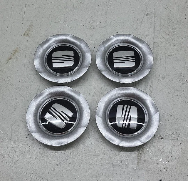 COPRIMOZZO CENTRALE RUOTA 4 Pezzi Nuovo Originale Seat Arosa Cod ...