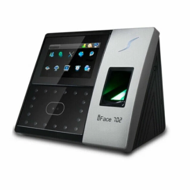 ZKTECO IFACE702 FACIAL Biometric Fingerprint Time Clock Access Control ...