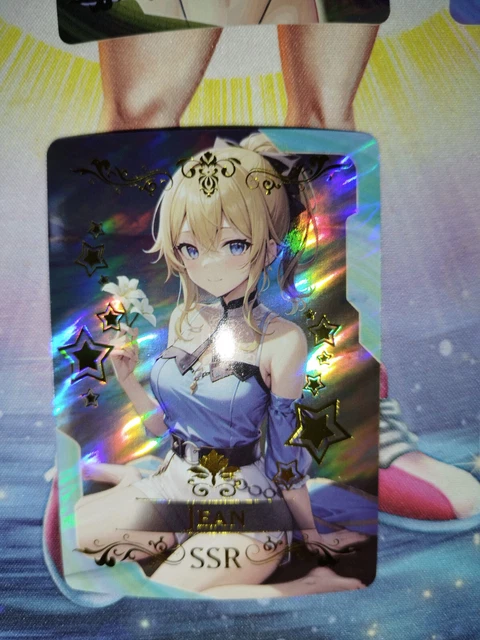 CARTE GODDESS STORY SSR Jean Gunnhildr Genshin Impact card foil waifu girl rare EUR 6,00 ...