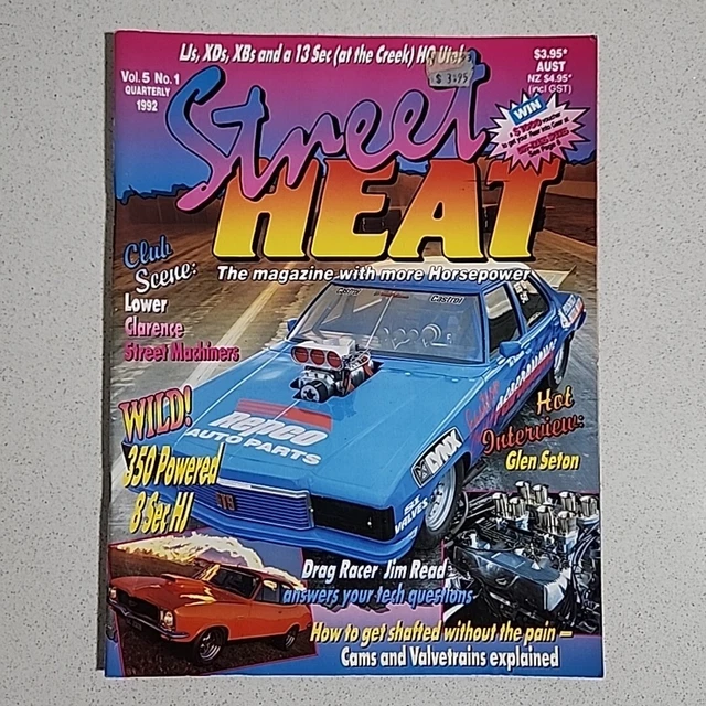 STREET HEAT - Vintage Automotive Magazine Vol.5 No.1 1992 HOLDEN FORD ...
