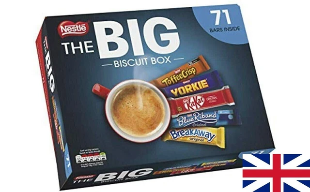 NESTLE THE BIG Biscuit Box 71 Bars Variety Mix Assorted Chocolate ...
