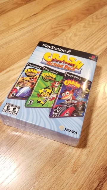 CRASH BANDICOOT ACTION Pack Box Set (Sony PlayStation 2, PS2, 2007 ...