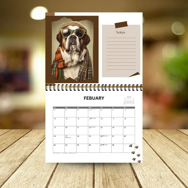 PAPER 2025 CALENDAR Hangable 12 Month Calendar Monthly Hanging ...