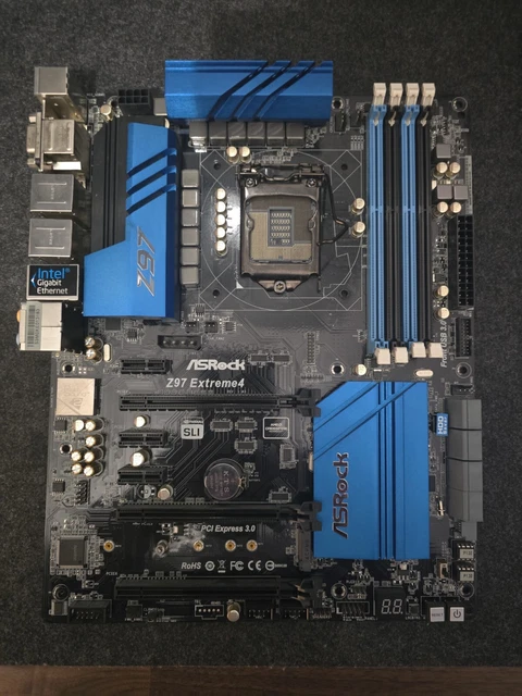 ASROCK Z97 EXTREME4, LGA 1150/Socket H3, Intel Motherboard £85.00 ...