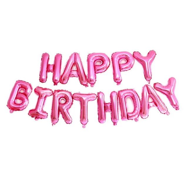 BALLONS EN ALUMINIUM joyeux joyeux anniversaire pour fête ballons 13 lettres EUR 10,13 - PicClick FR