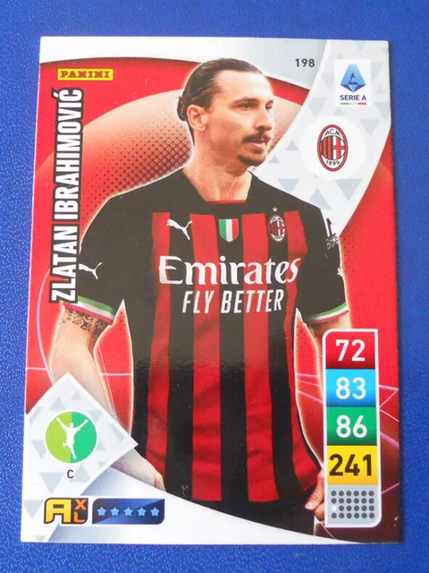 CARD PANINI CALCIATORI Adrenalyn 2022-23 2023 N.198 - Ibrahimovic ...