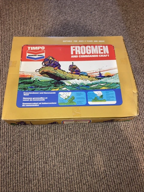 TIMPO MODERN ARMY Series Dingy & Frogmen Original Box Rare Look 👀 £74. ...