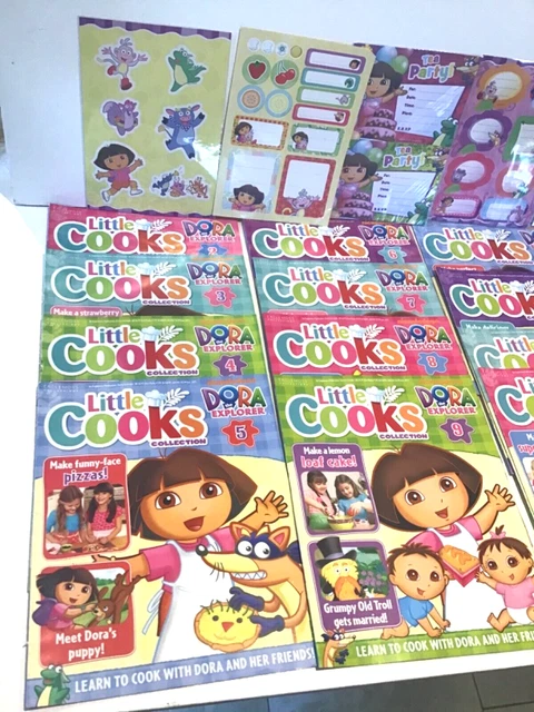BUNDLE OF DORA The Explorer Little Cooks Collection Magazines £6.00 ...