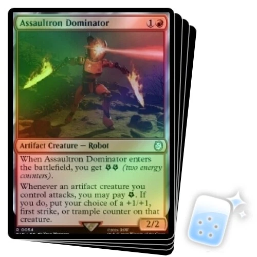 FOIL ASSAULTRON DOMINATOR X4 Universes Beyond: Fallout Magic MTG CARTE COMME NEUF EUR 2,20 ...
