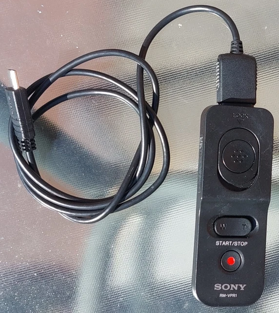 GENUINE SONY RM-VPR1 Original Remote Commander with Shutter Release ...