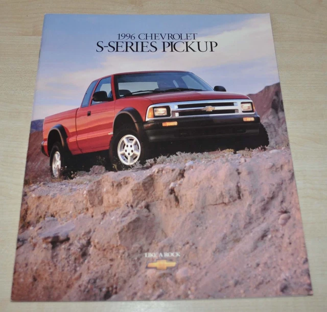 1996 CHEVROLET CHEVY S-Series Pickup Sales Catalog Brochure Prospekt ...