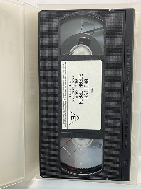 BRITISH STEAM TRAIN VHS Collection Vintage Railway Videos B&R ...