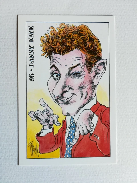 DANNY KAYE HOLLYWOOD Actor Movie Star Card Cartoon F. Bruna 1971 £1.55 ...