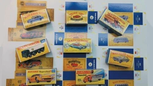 CORGI DINKY MATCHBOX Siku Boxes Templates On Cd £6.50 - PicClick UK