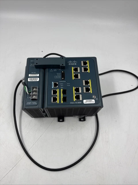 CISCO IE-3000-8TC ETHERNET SWITCH w/ PWR-IE3000-AC $159.00 - PicClick CA