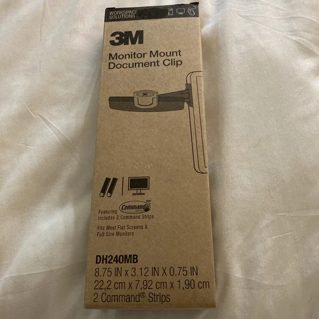 3M MONITOR MOUNT Document Clip Dh240Mb, Nib $9.90 - PicClick
